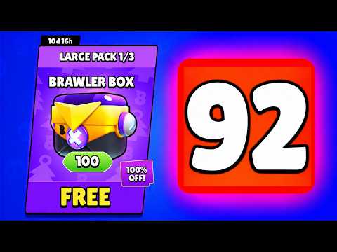 92 BOLT BOX REWARDS ❓ I OPENED THEM ALL 😭🎁 BRAWL STARS NEW UPDATE ⚡