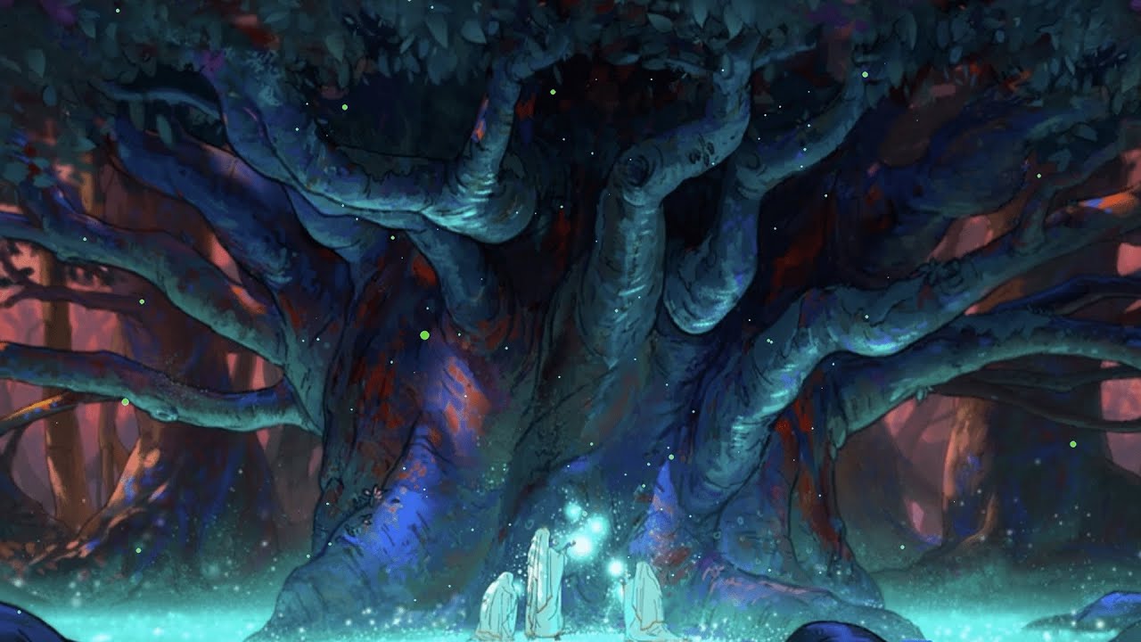 Spirit Tree 🌳 magic forest - deep lofi beats - YouTube