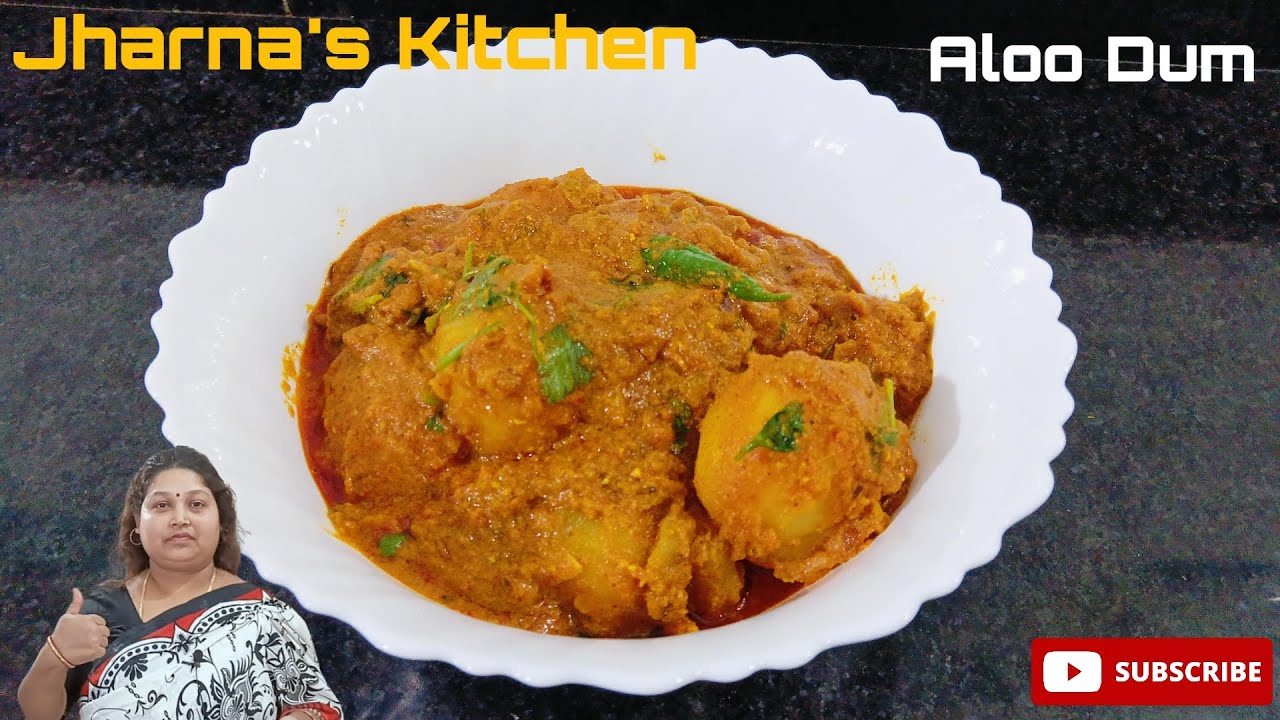 Aloo Dum | আলু দম | Jharna's Kitchen Official - YouTube