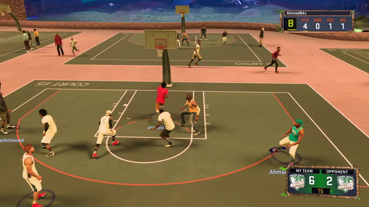 NBA 2k 17 sg tbt 4v4 - YouTube