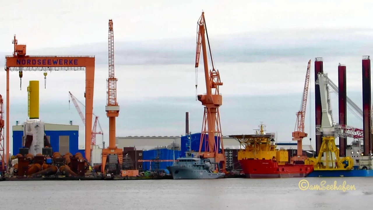 Spotlight Emder Hafen - Emden Port Seehafen Sea Harbor Ostfriesland ...