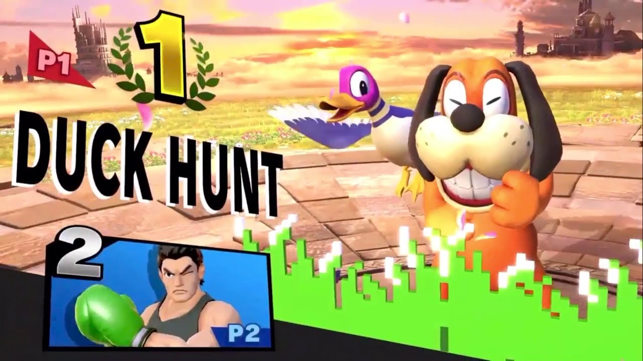 History Of Duck Hunt’s Victory Poses (Super Smash Bros.) - YouTube
