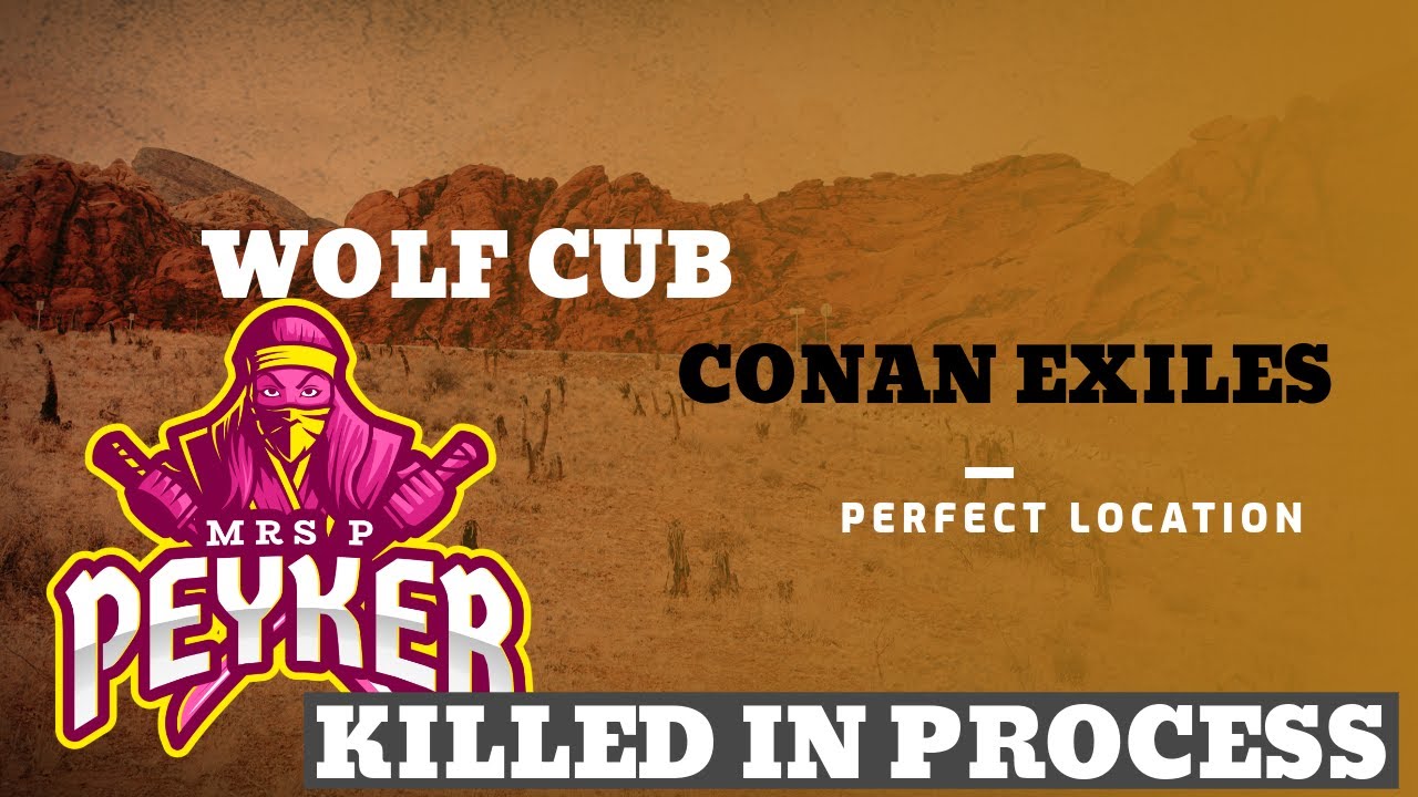 CONAN EXILES WOLF CUB IVE BEEN KILLED IN PROCESS - YouTube