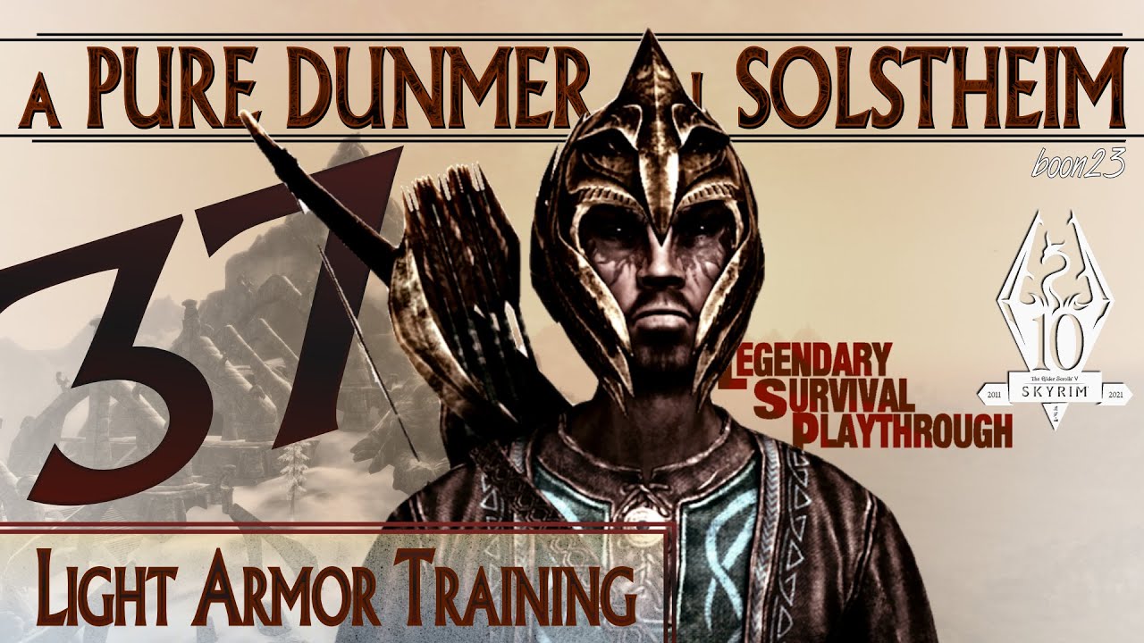 Pure Dunmer on Solstheim Build (37) - Light Armor Training - Skyrim AE ...