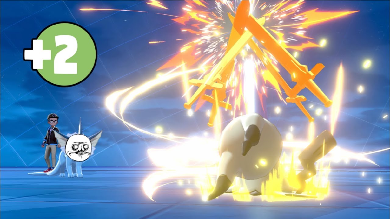 Pokemon Sword/Shield Wi-Fi Battle: Swords Dance Trigger Happy! - YouTube