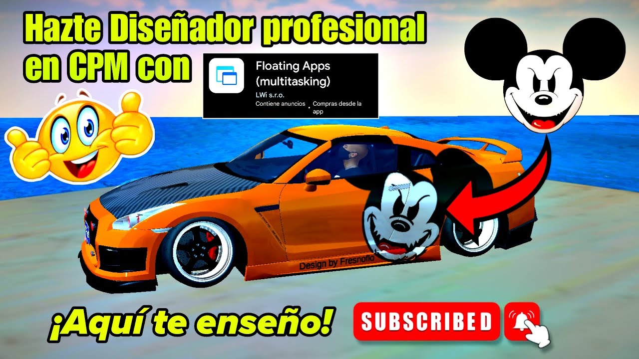 Aquí Te Enseño Cómo Usar Floating Apps Para Diseñar En Car Parking ...