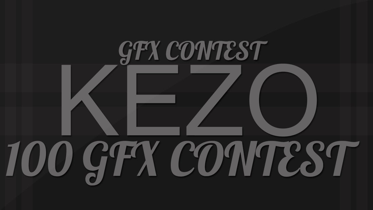 100 subscriber GFX CONTEST - YouTube