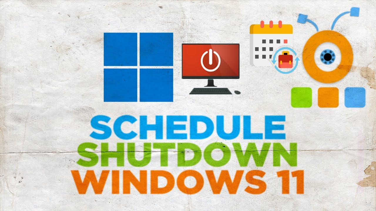 How to schedule a Shutdown via Run in Windows 11 - YouTube
