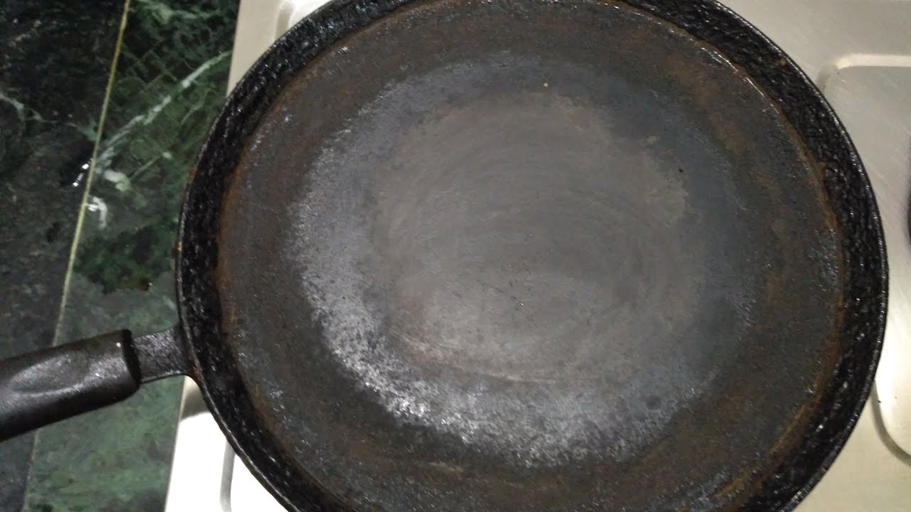How to Clean Dosa Pan/tawa || How to clean nonstick dosa pan|| - YouTube