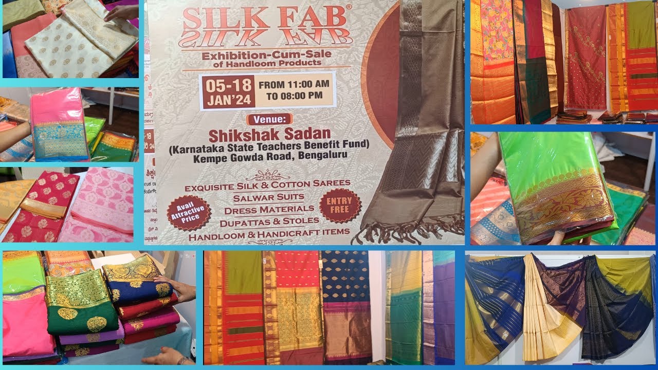 SILK-FAB Exhibition -Cum-Sale of Handloom Products. - YouTube