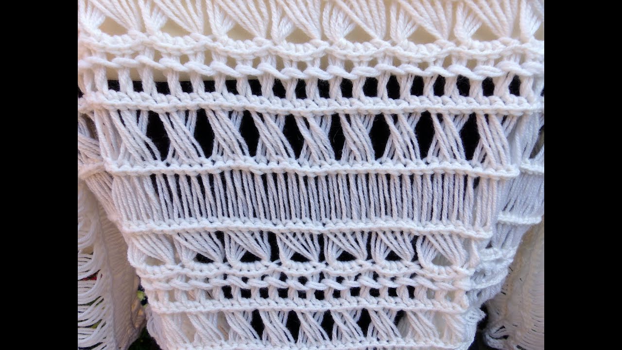 Broomstick Lace Variations 2: Striaght - YouTube