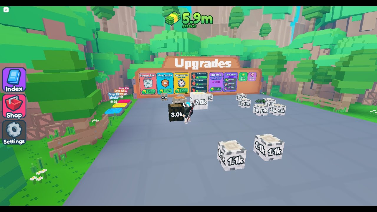 Playing merge simulator on roblox - YouTube