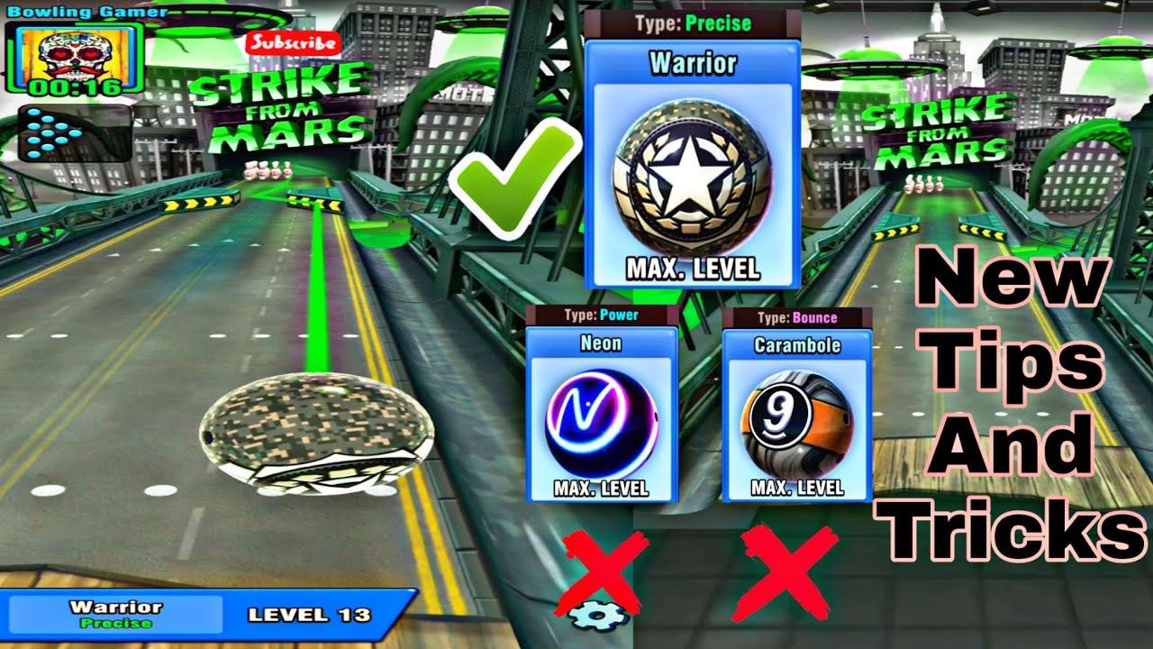 Alien invention Challenge of the day Strike From Mars bowling Crew -3D ...