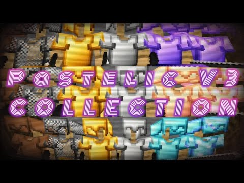 PASTELIC V3 COLLECTION | GalaxyVX | ALL COLORS | #minecraft #viral ...