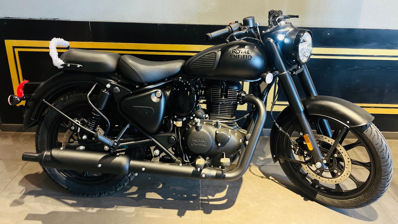 2025🔥Classic 350 Stealth Black Colour Details Review -On Road Price ...