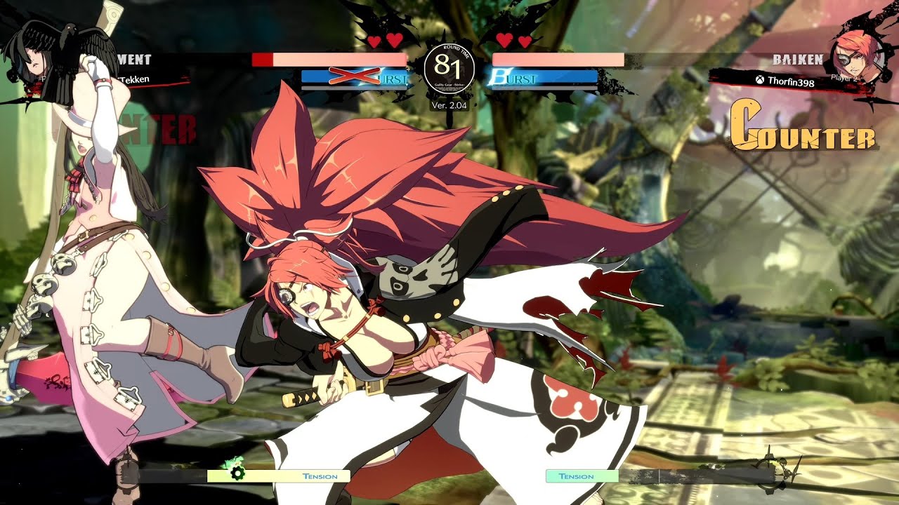 Guilty Gear Strive match - Testament vs. Baiken - YouTube