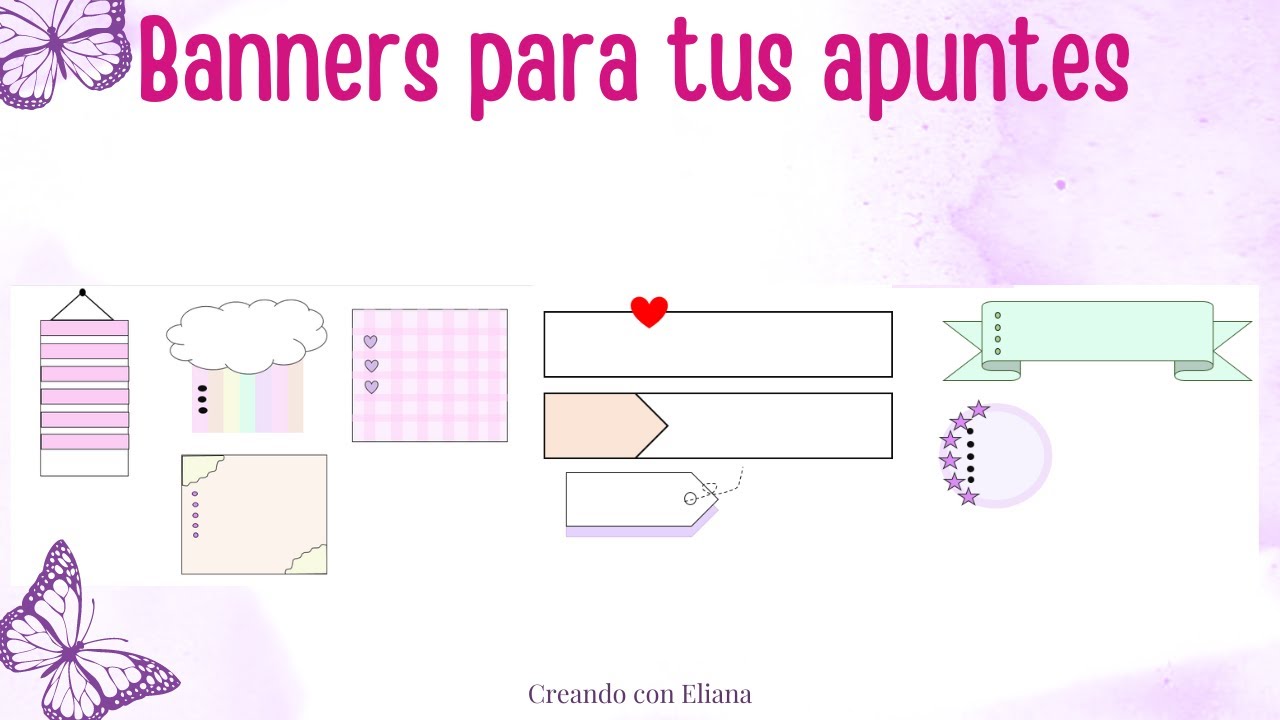 Como hacer banners para tus apuntes en power point/#creatividad # ...