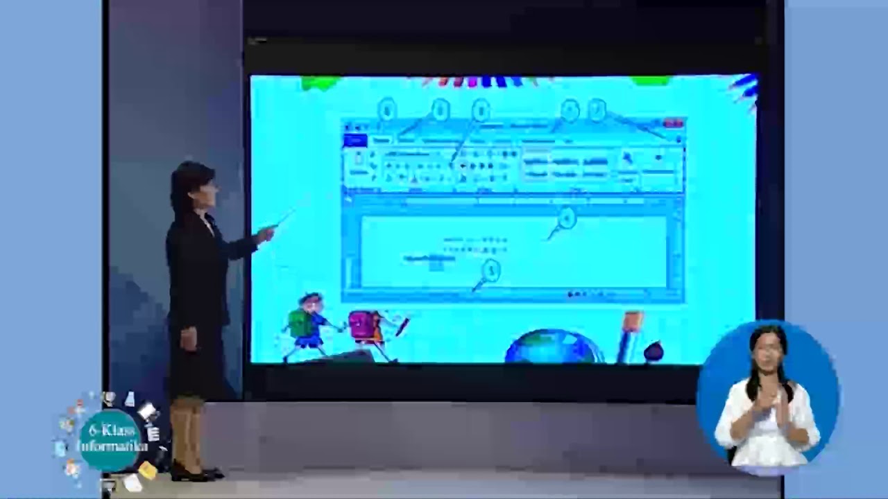 6 klass Informatika MS word tekst processori interfeysi - YouTube