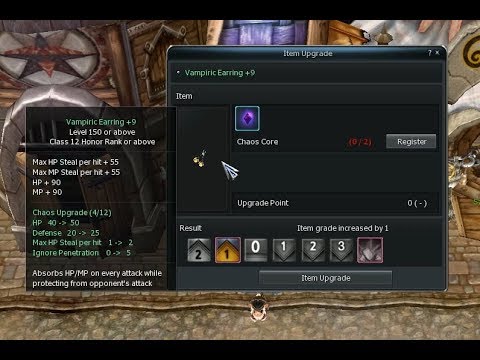 Chaos accessories upgrade system explained - Cabal Online - YouTube