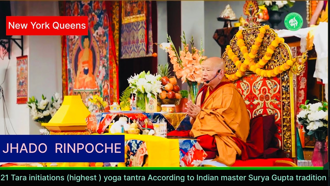 JHADO RINPOCHE AT NEW YORK 2023 thanksgiving day - YouTube