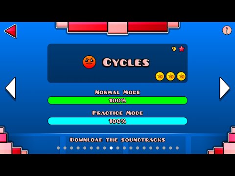 Geometry Dash - Cycles (All Coins) | TheCastaGamer - YouTube
