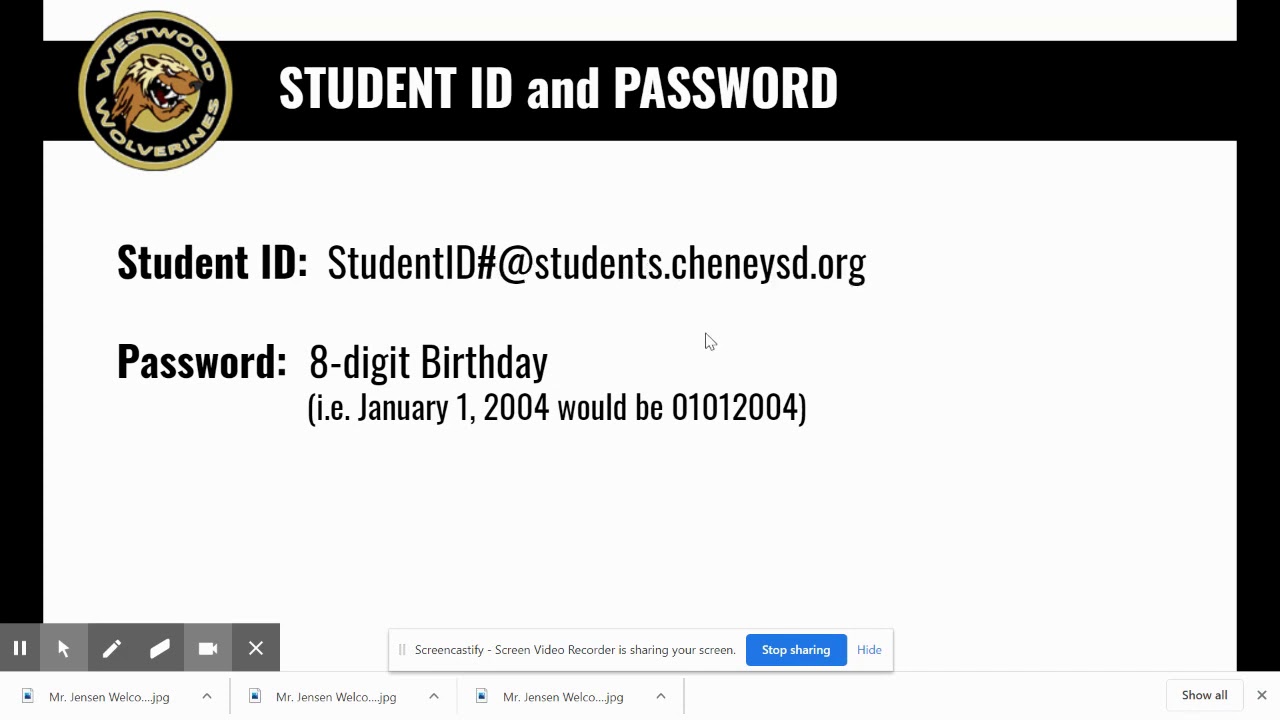 What is my Student Id# and Password? - YouTube