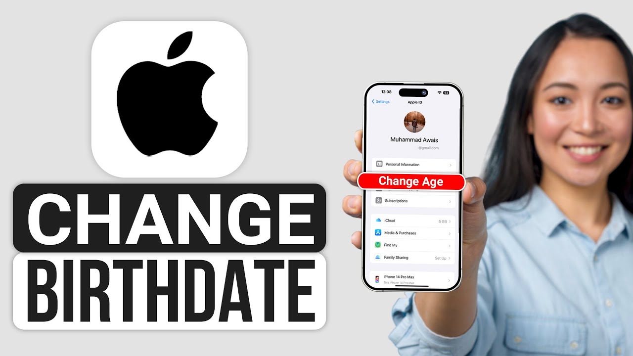 How To Change Apple ID Birthday (2024) | Change Your Age iCloud - YouTube