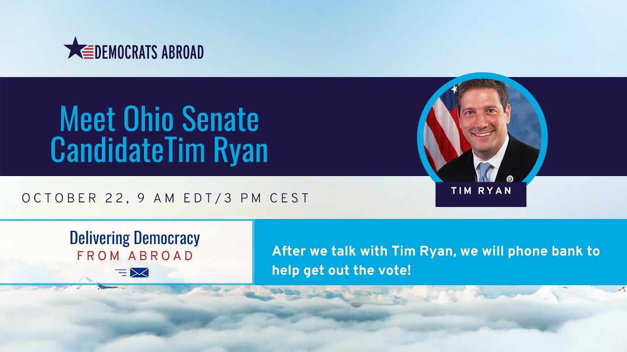Meet Tim Ryan Ohio's U.S Senate Candidate - YouTube