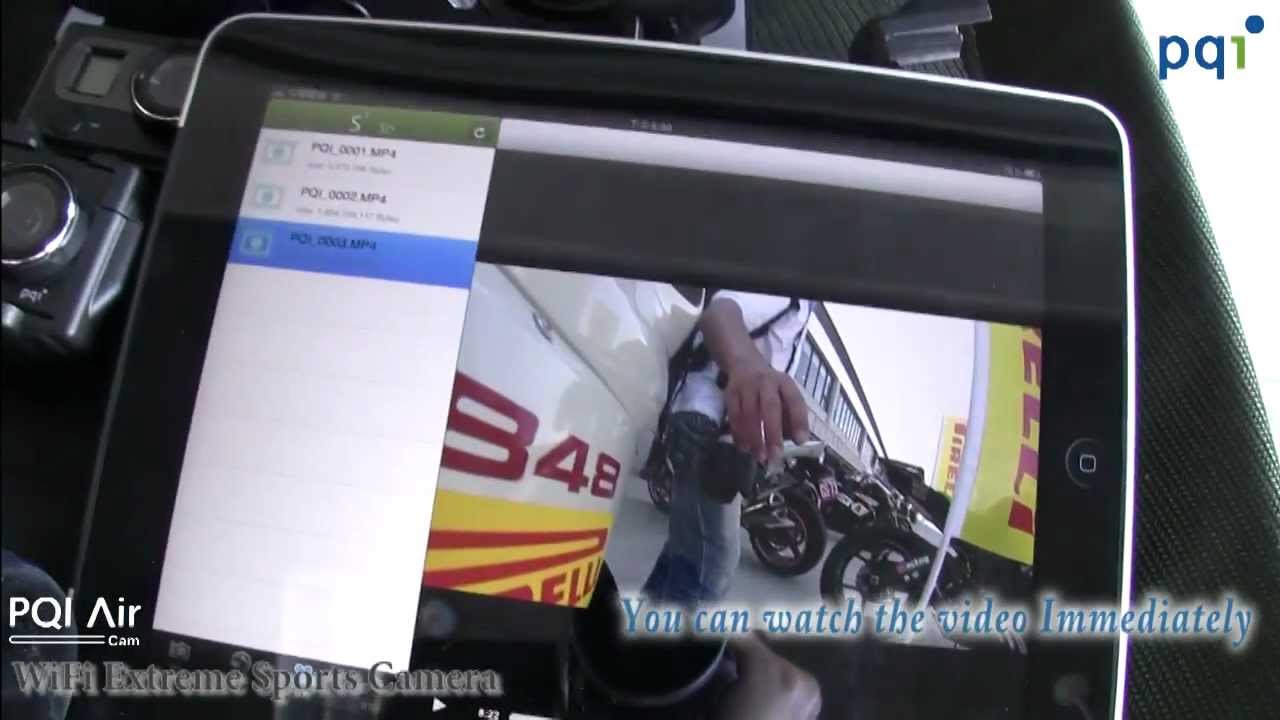 PQI Air Cam WiFi extreme sports camera demo in Dapon track.mp4 - YouTube