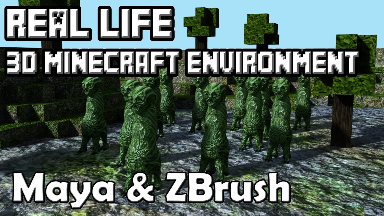 Real Life 3D Minecraft Environment - YouTube