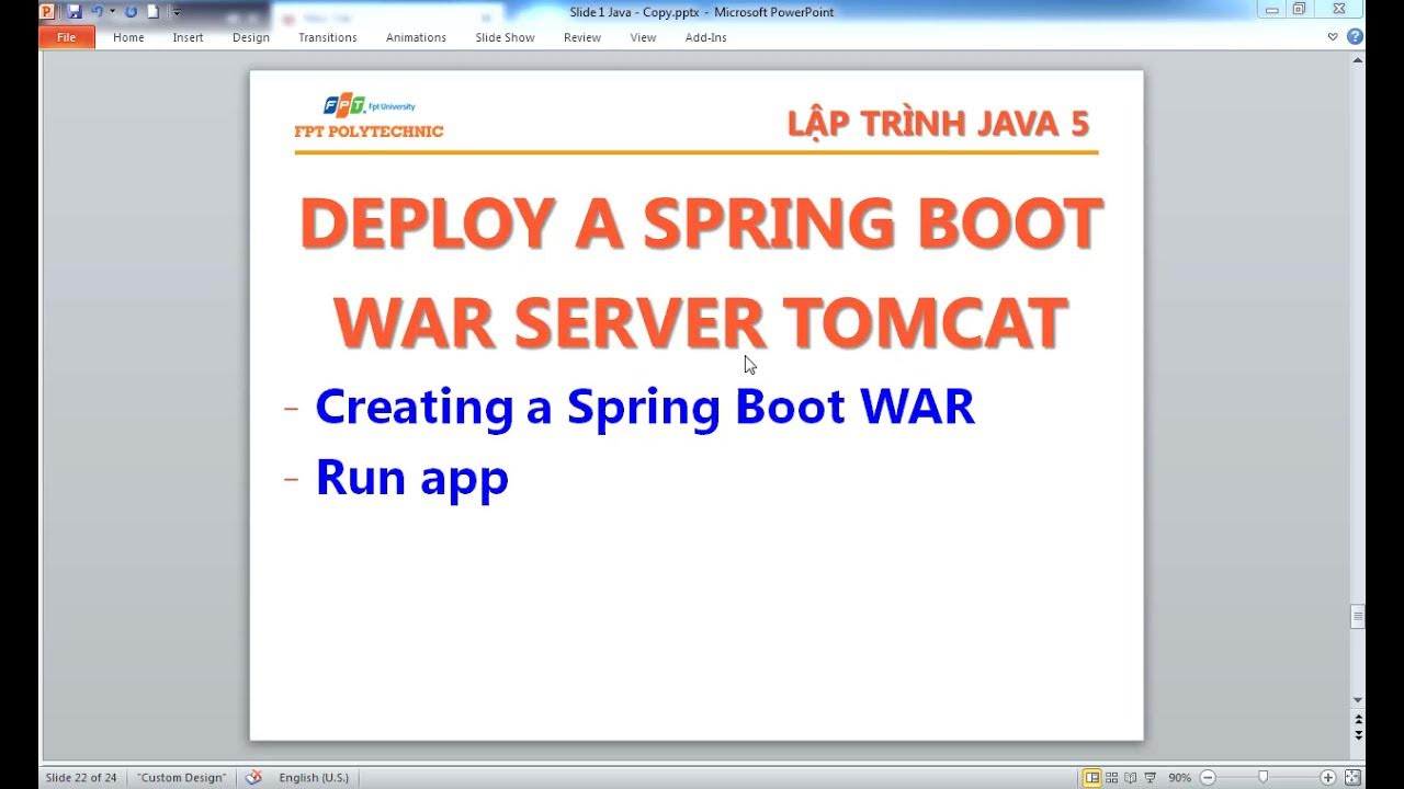 SOF3021 Deploy web java spring boot B1.4 - YouTube