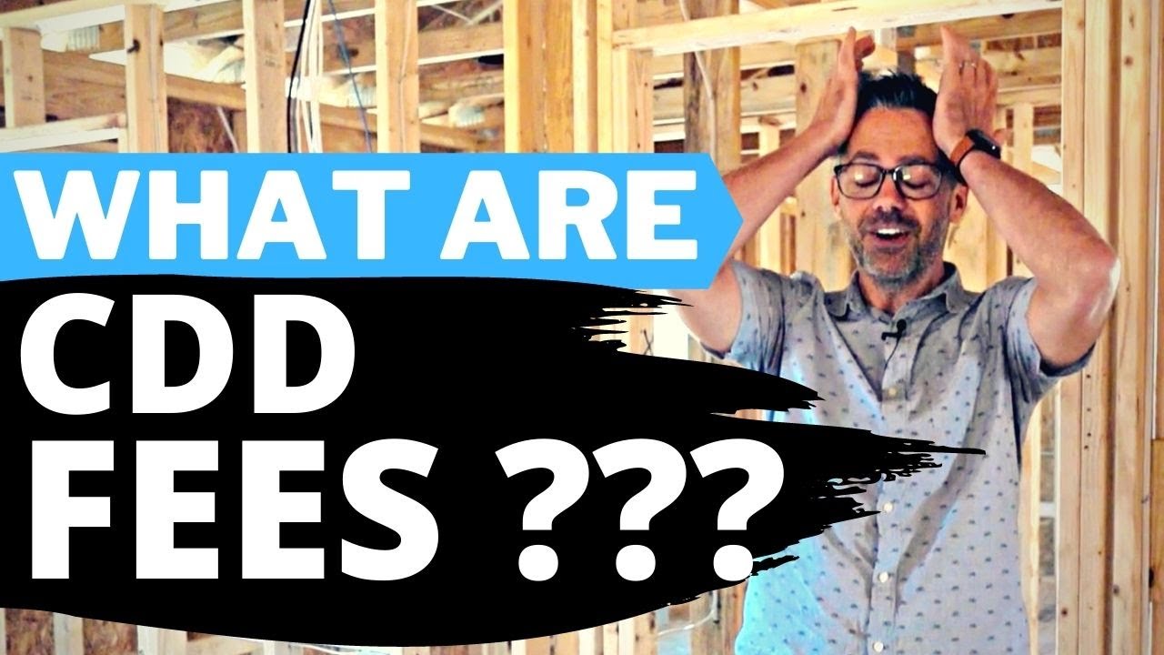 What is a CDD Fee? HOA Fee VS CDD Fee? - YouTube