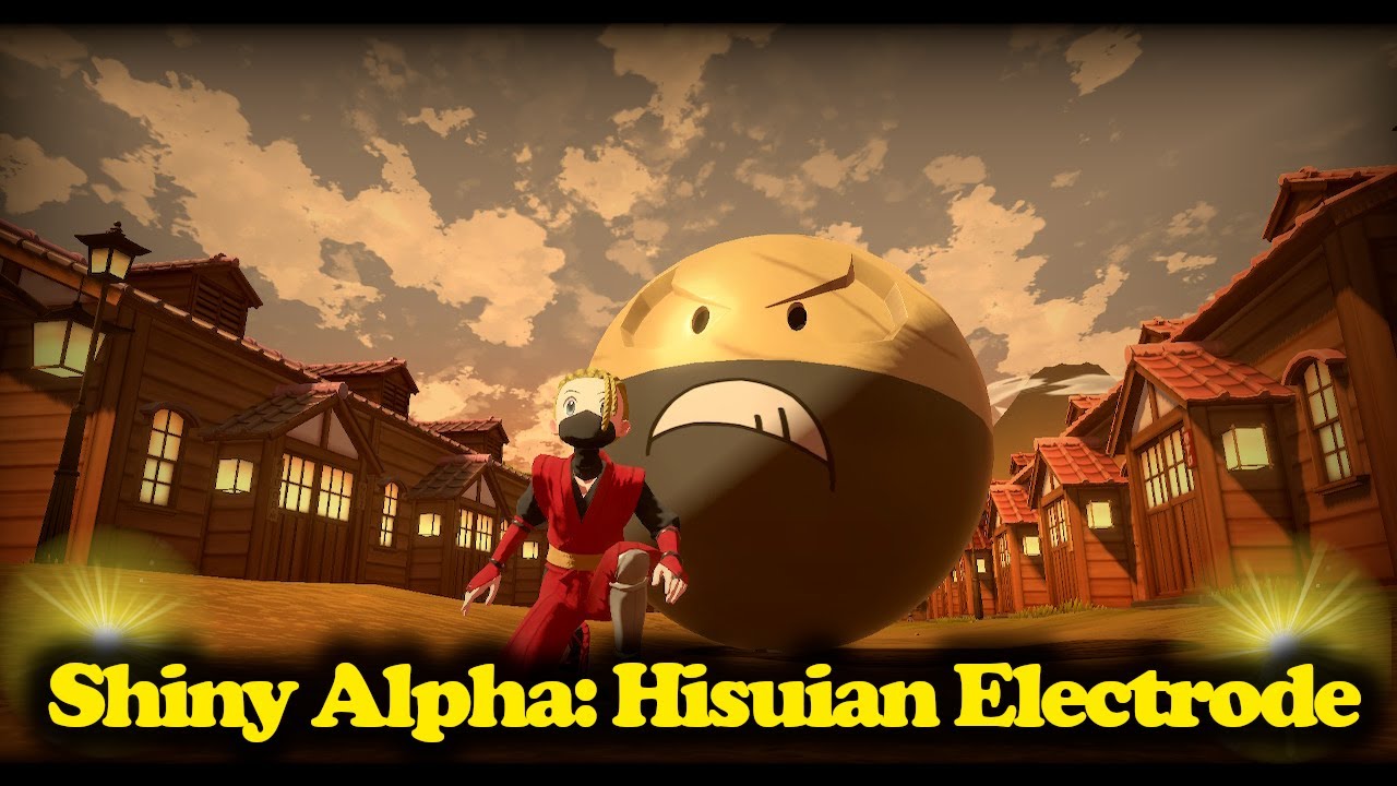 Shiny Alpha Hisuian Electrode Pokémon Legends Arceus Massive Mass ...