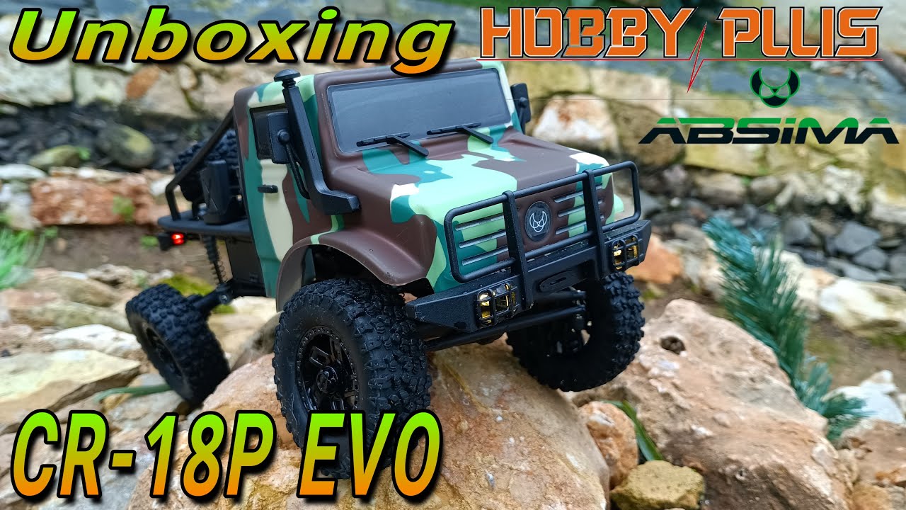 Hobby Plus CR-18 Pro Evo Trail Hunter - Unboxing & Testing - Absima CR ...
