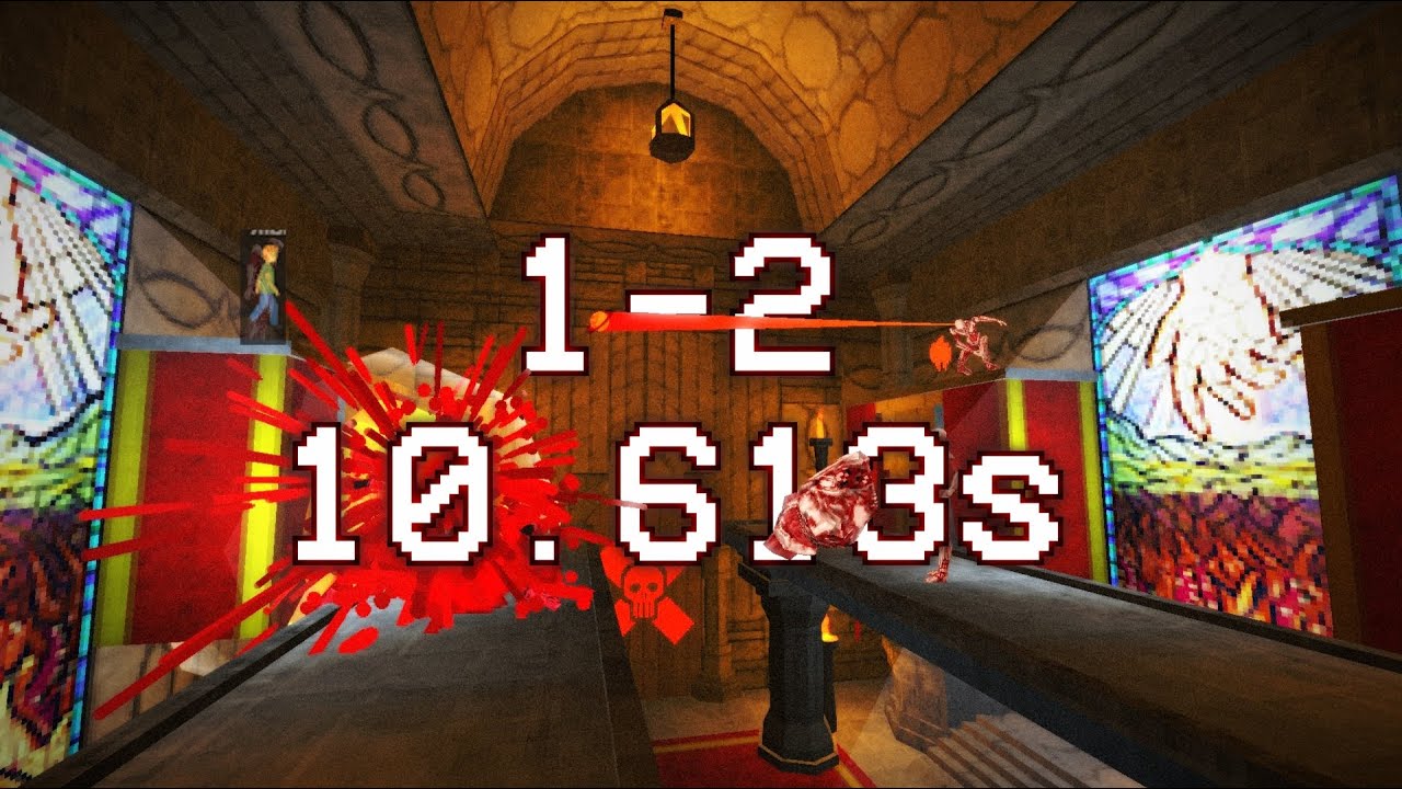 ULTRAKILL: 1-2 Speedrun // Any% in 10.613s - YouTube