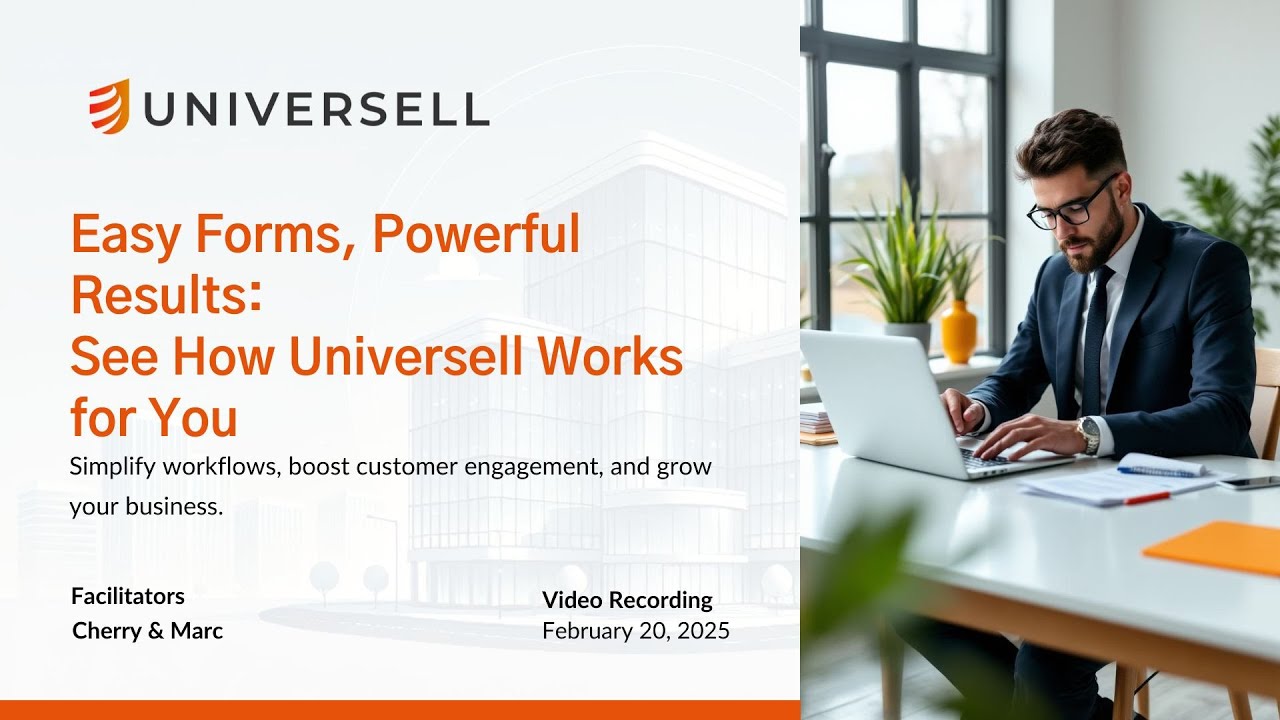 Easy Forms, Powerful Results | Universell Webinar - YouTube