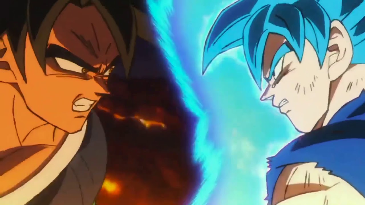 Broly transformation English dub - YouTube