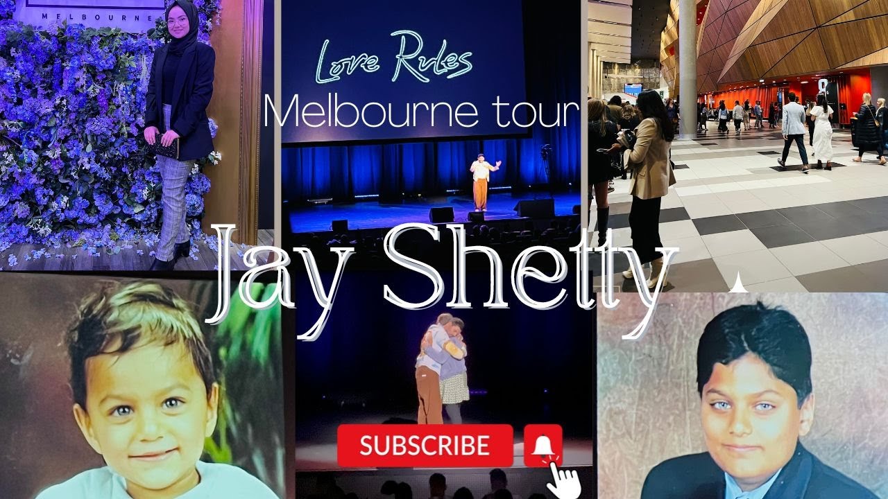 Jay Shetty - I attended Jay Shetty's Love Rules World tour- Melbourne ...