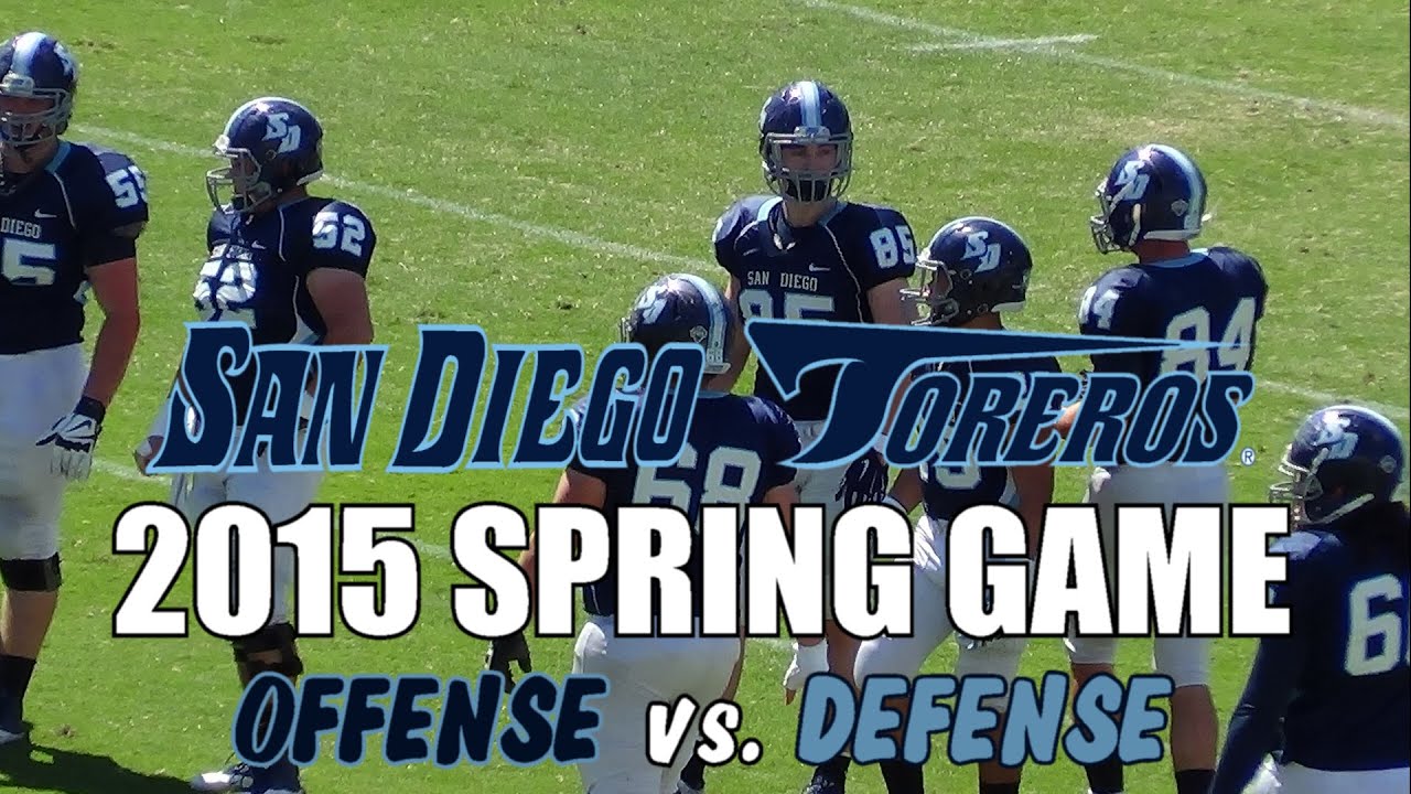 2015 USD Toreros Spring Football Game - YouTube