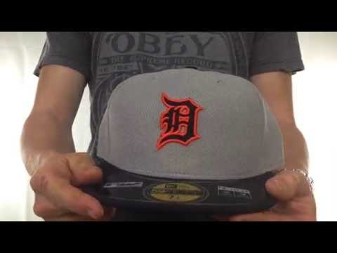 Tigers 'MLB DIAMOND ERA' 59FIFTY Grey/Navy BP Hat by New Era