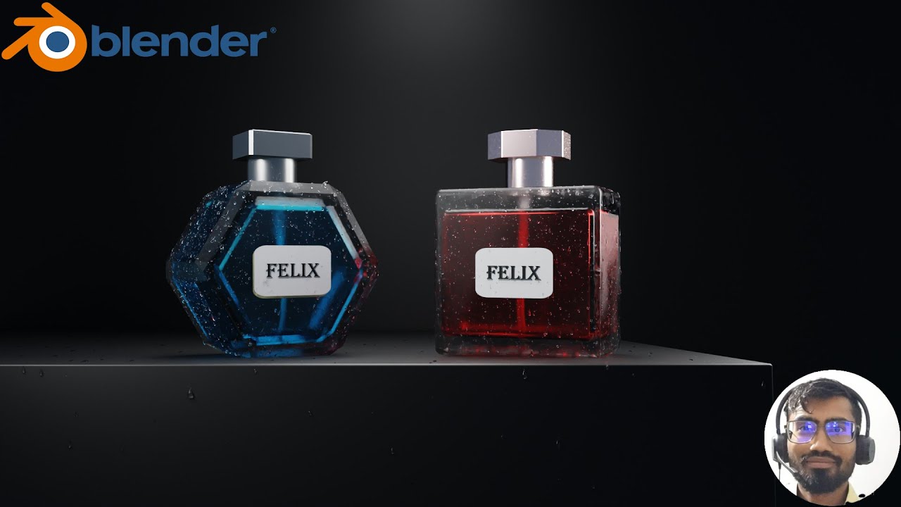Updated Blender Tutorial - Product Design Felix Perfume - YouTube