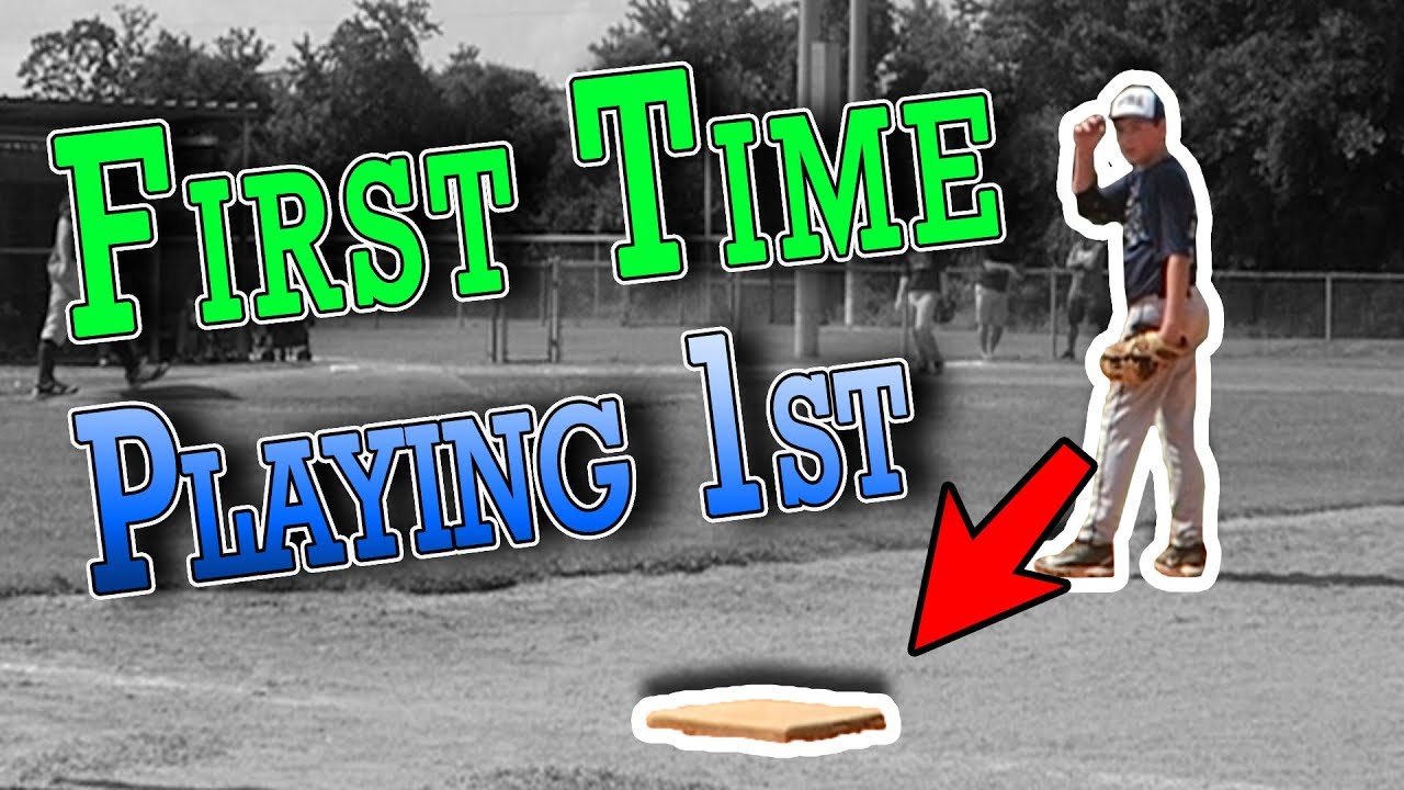 FIRST TIME PLAYING 1ST BASE... - YouTube