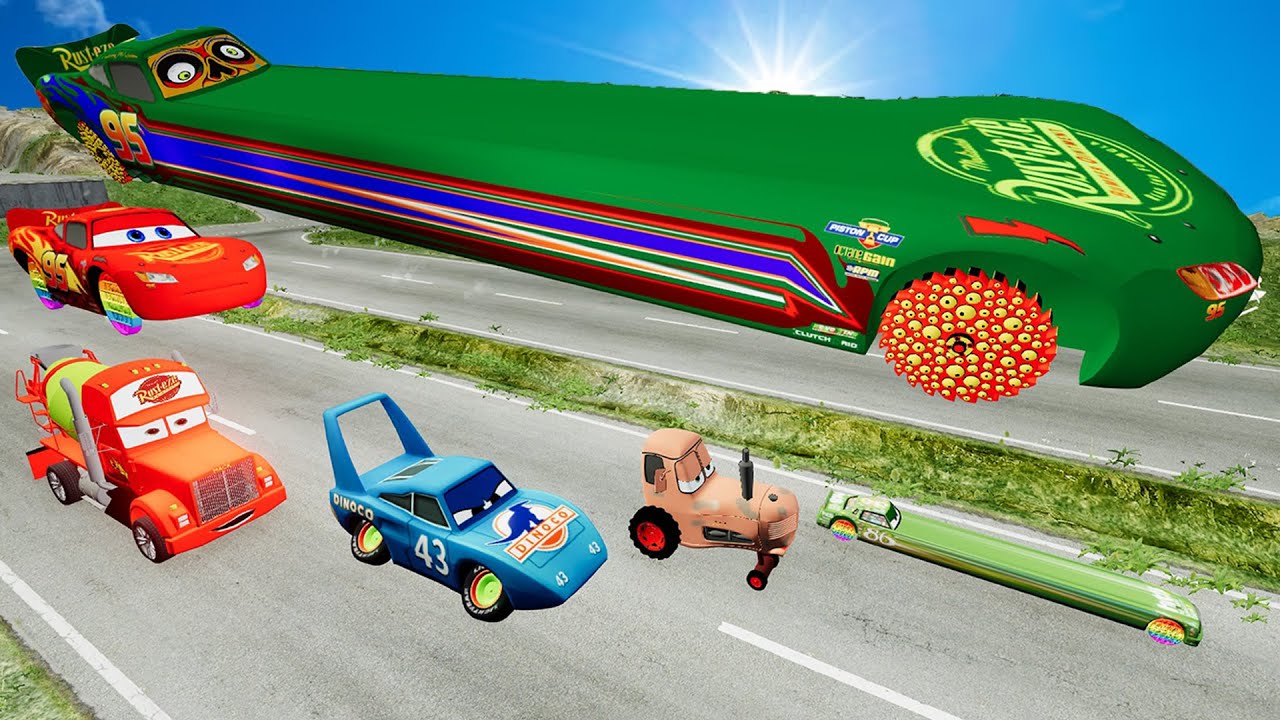 The most unusual cars. Long McQueens Zombie, short Matr, small Tractor ...