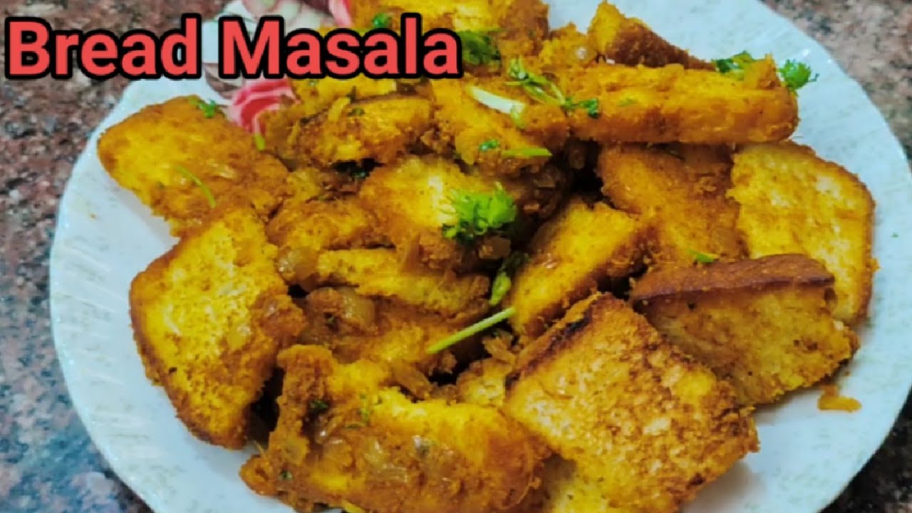 Bread Masala Recipe | चमचमीत मसाला ब्रेड | ब्रेकफास्ट रेसिपी मसला ब्रेड ...