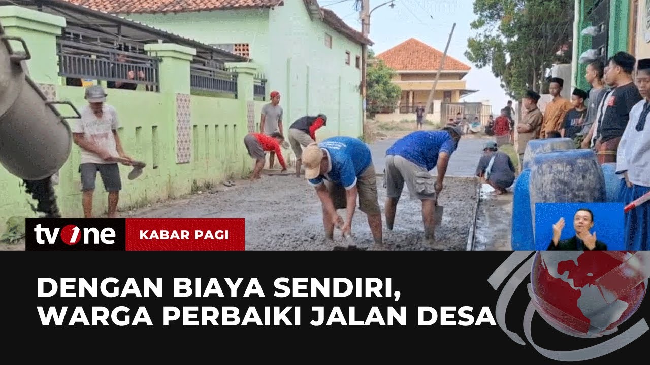 Jalan Tidak Kunjung Diperbaiki, Seorang Pengusaha di Brebes Kucurkan ...
