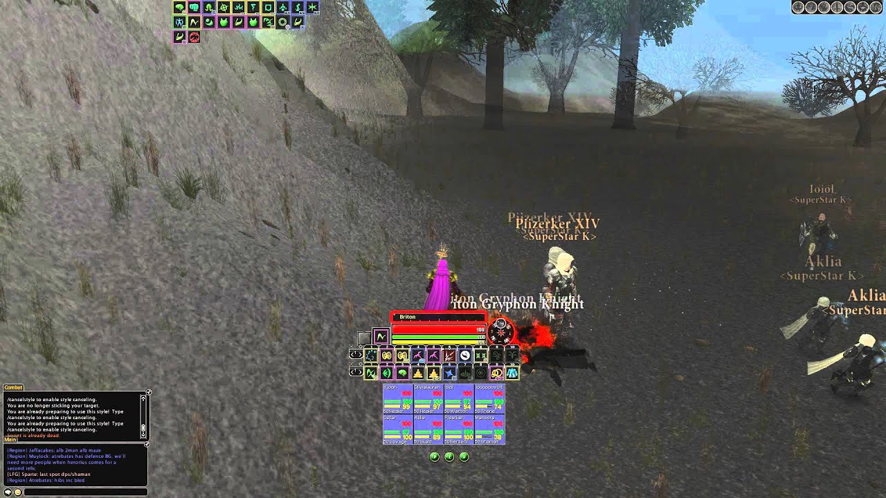 DAOC dark age of camelot RvR Mid 2015/9/x - YouTube
