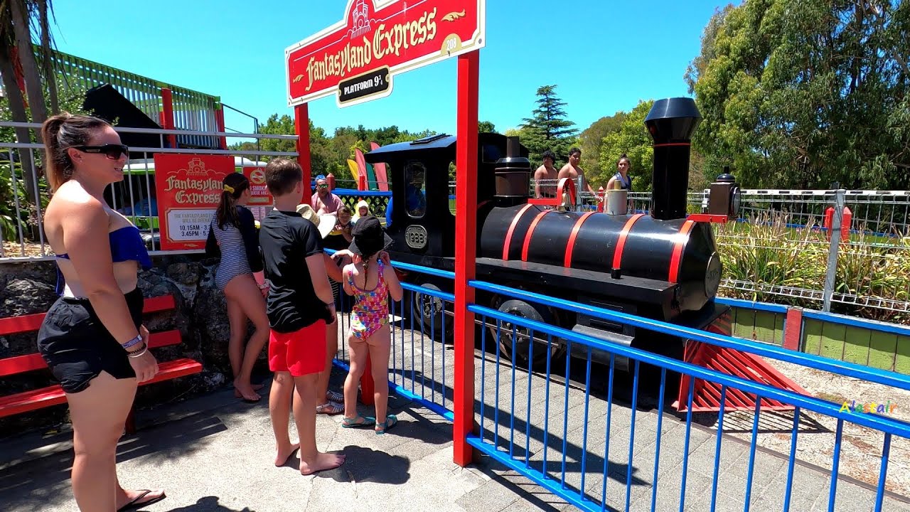 Splash Planet, Hastings NZ. Jan 2020. EP8 Fantasyland Express (train ...