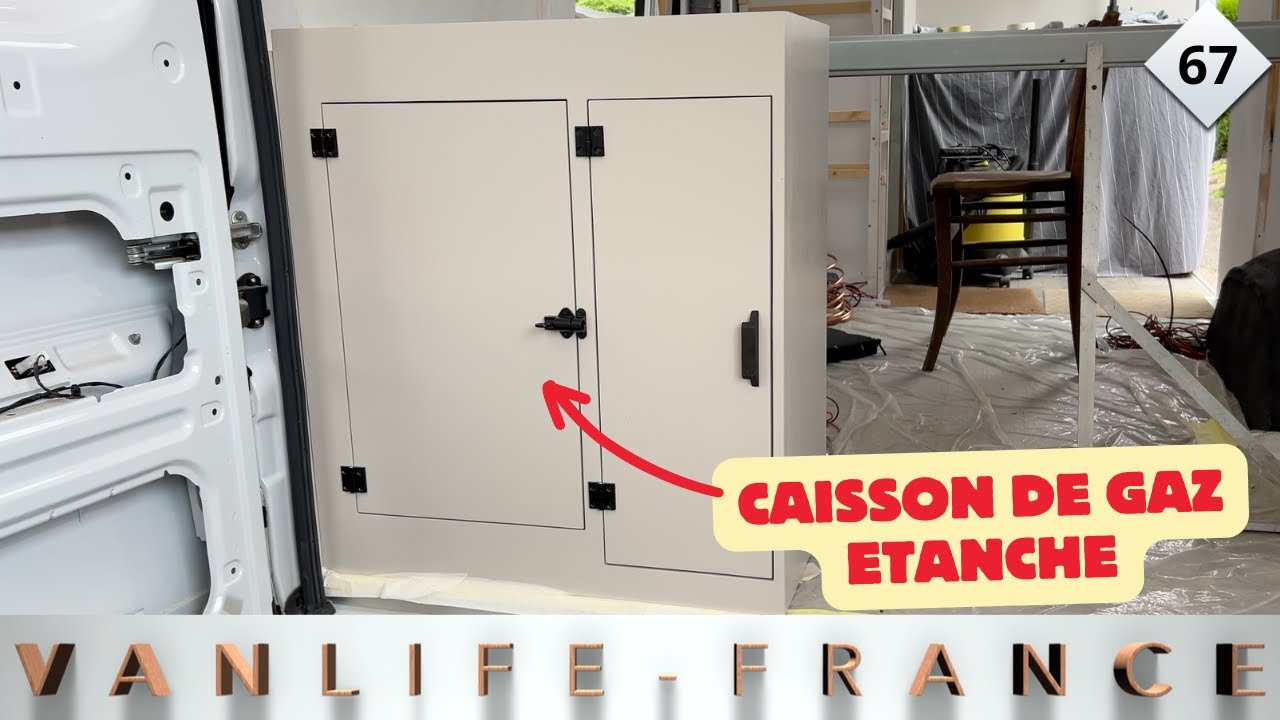 67 Fabrication du Caisson de Gaz Étanche pour mon Fourgon Aménagé ...