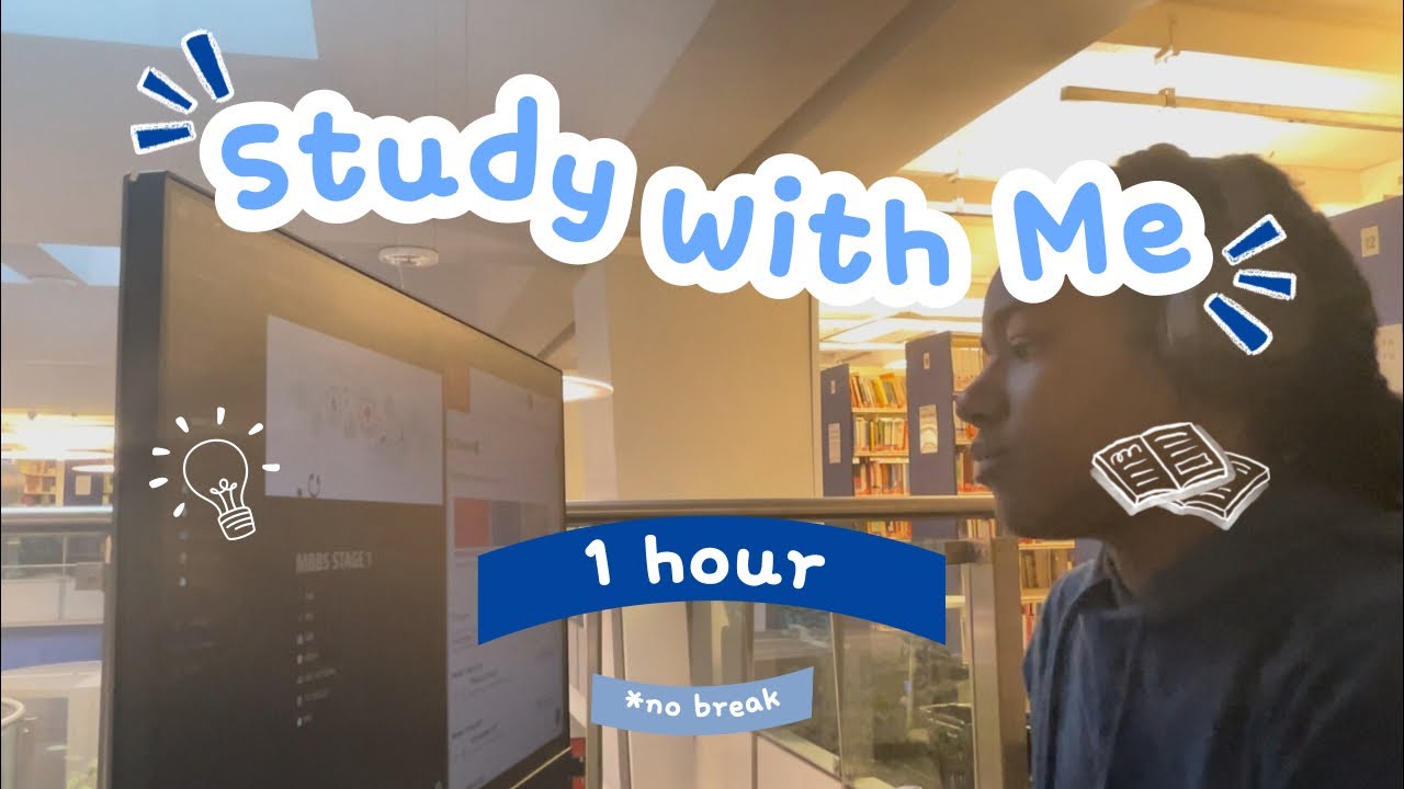 STUDY WITH ME | 1 hour real time early morning productivity ~ medical ...
