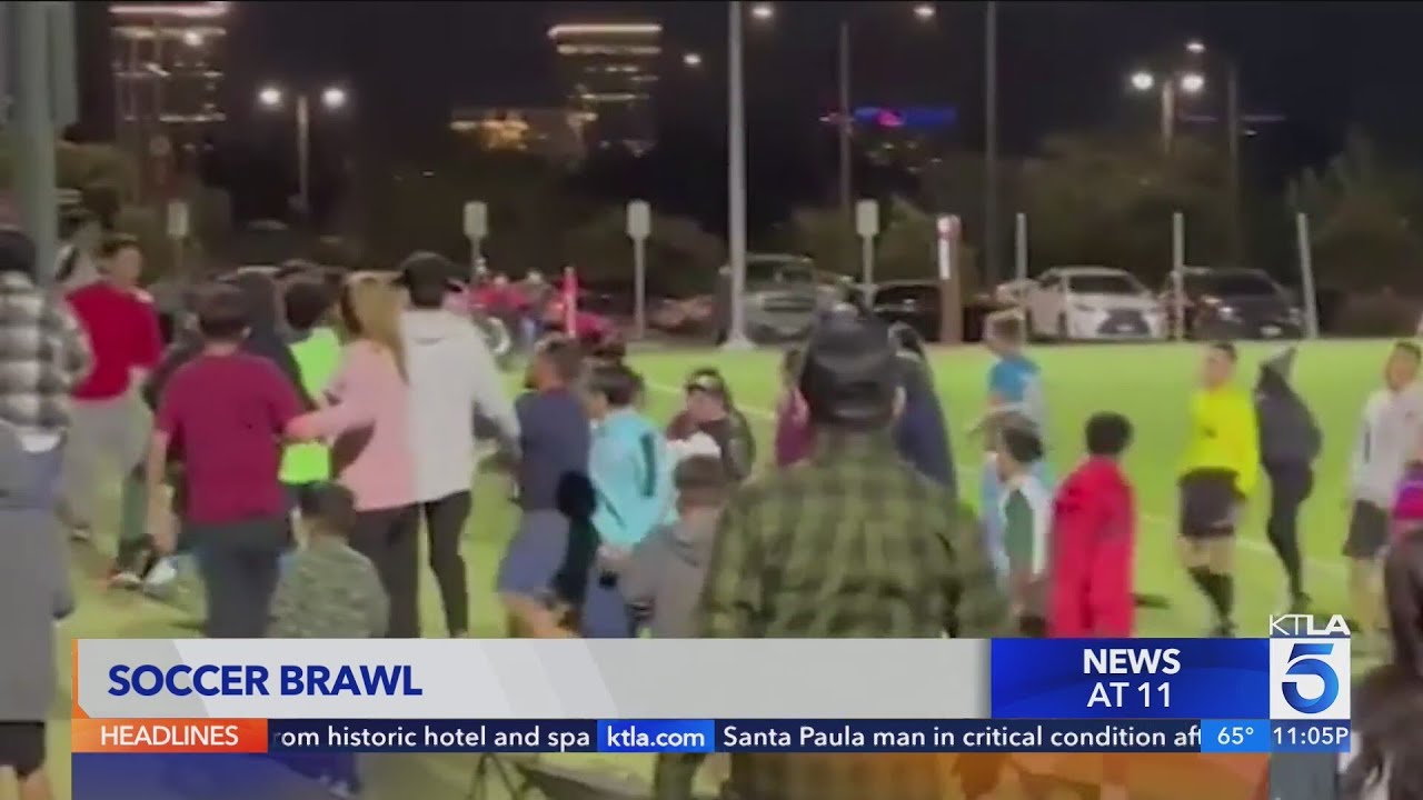 Soccer brawl in Irvine being investigated by police - YouTube